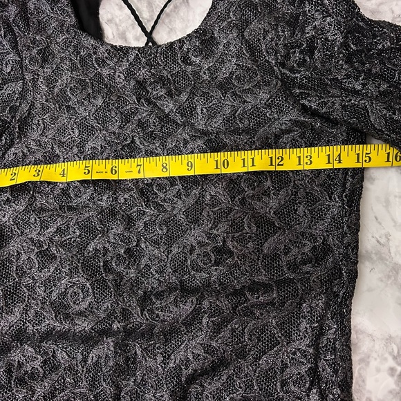 Nightcap | Dresses | Nightcap X Carisa Rene Clothing Metallic Lace ...